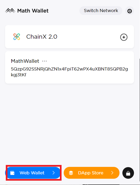 ChainX 2.0 Browser Extension User Guide – MathWallet