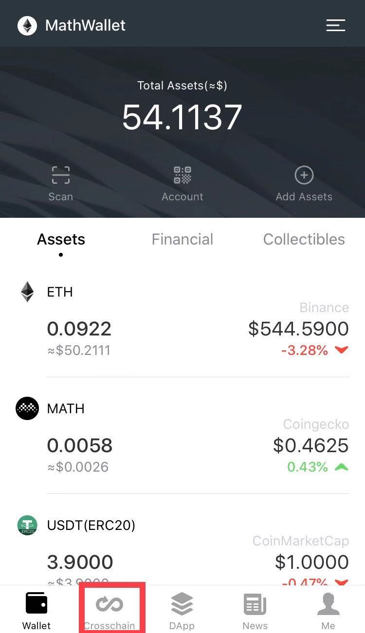 Solana cross-chain transfer operation guide – MathWallet