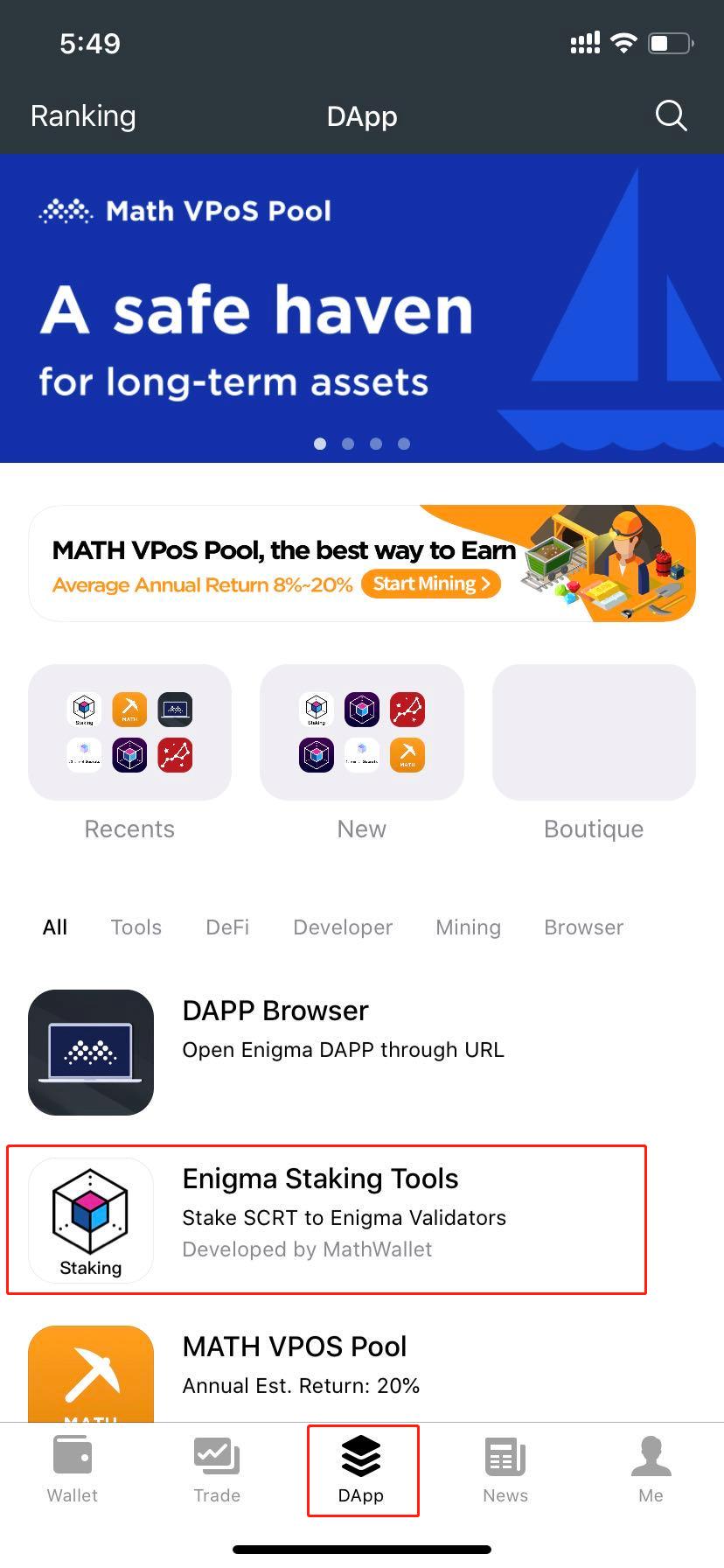 Enigma Staking Tool User Guide – MathWallet
