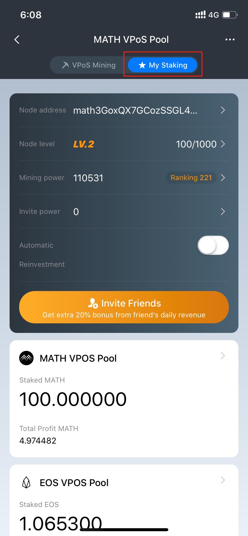 VPoS mining pool tutorial 4 – How to participate mining through exchange – MathWallet